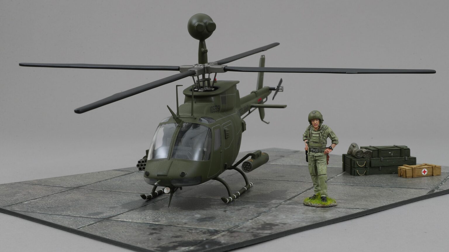 WOW654 Kiowa Warrior OH-58D 'Thugs' | Tom Gunn Miniatures