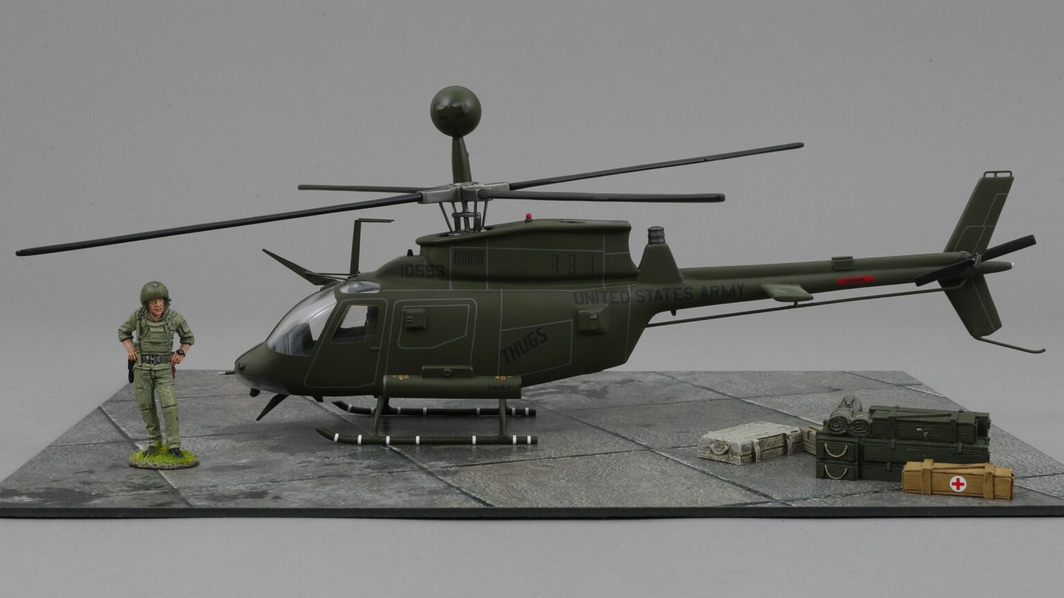 WOW654 Kiowa Warrior OH-58D 'Thugs' | Tom Gunn Miniatures